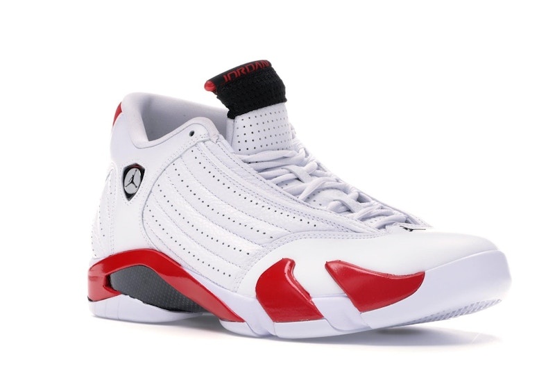 Nike Air Jordan 14 Retro 'Candy Cane' 2019 - White/Red 487471-100 - Owl ...