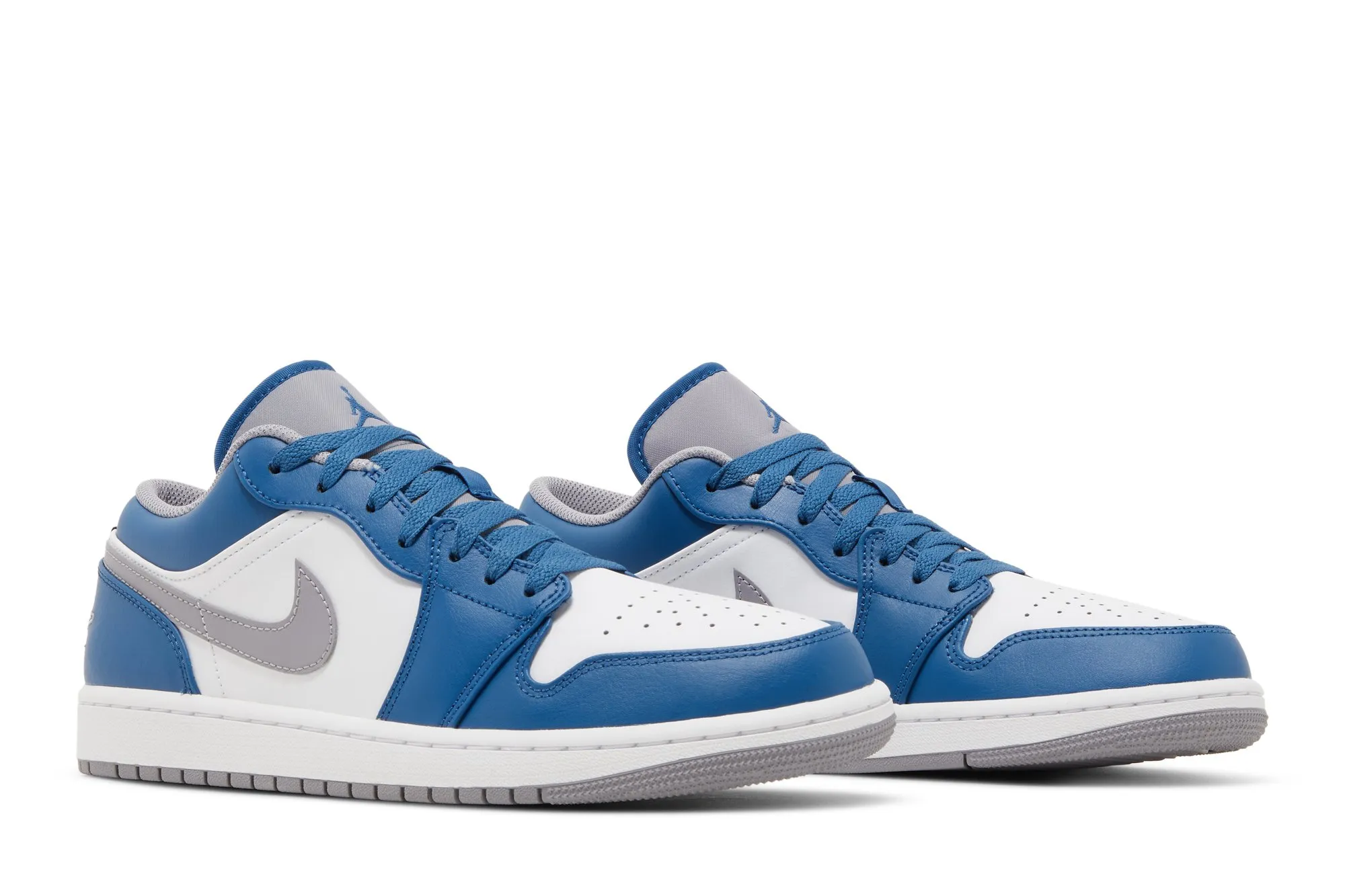 Air Jordan 1 Low 'True Blue Cement' 553558-412 - Owl Maverick